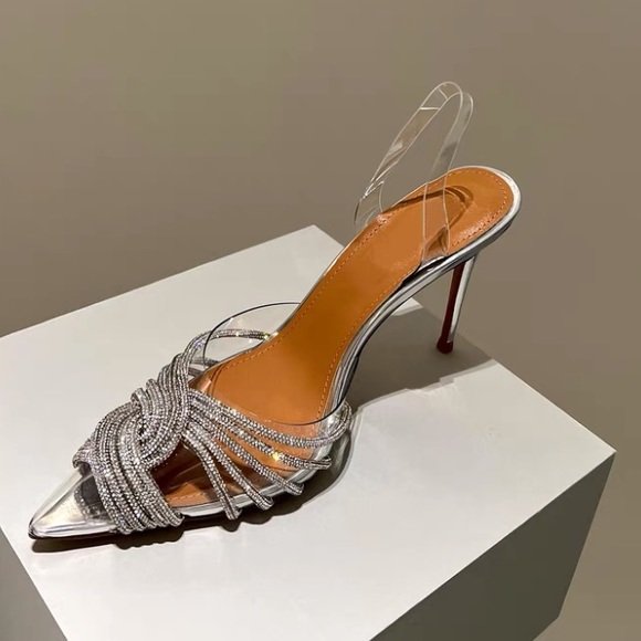 Shoes | Bling Bling Pvc Heel | Poshmark